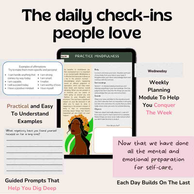 Self Care Digital Workbook [30-Days] w/ Planner & Exercises | Self-Care ...